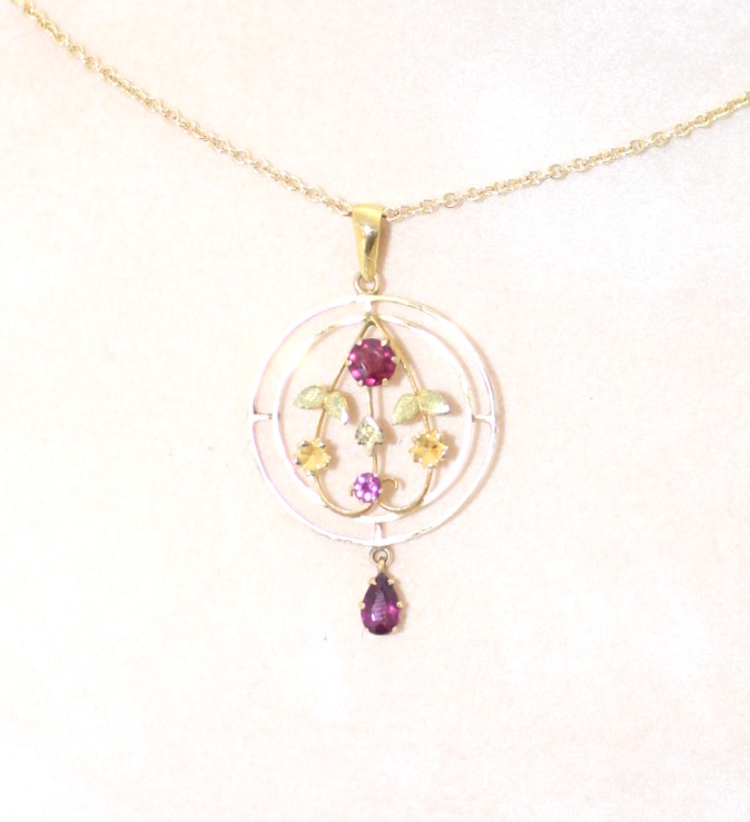 Edwardian Ruby Pendant – Russell Lane Jewellers